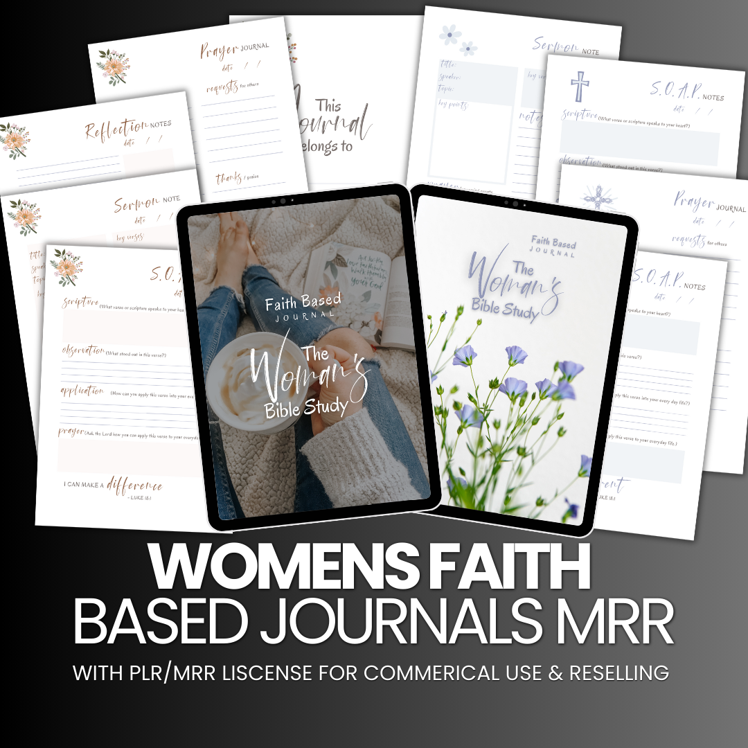 Womens Faith Based Journals MRR – Epic Keepsake Designs