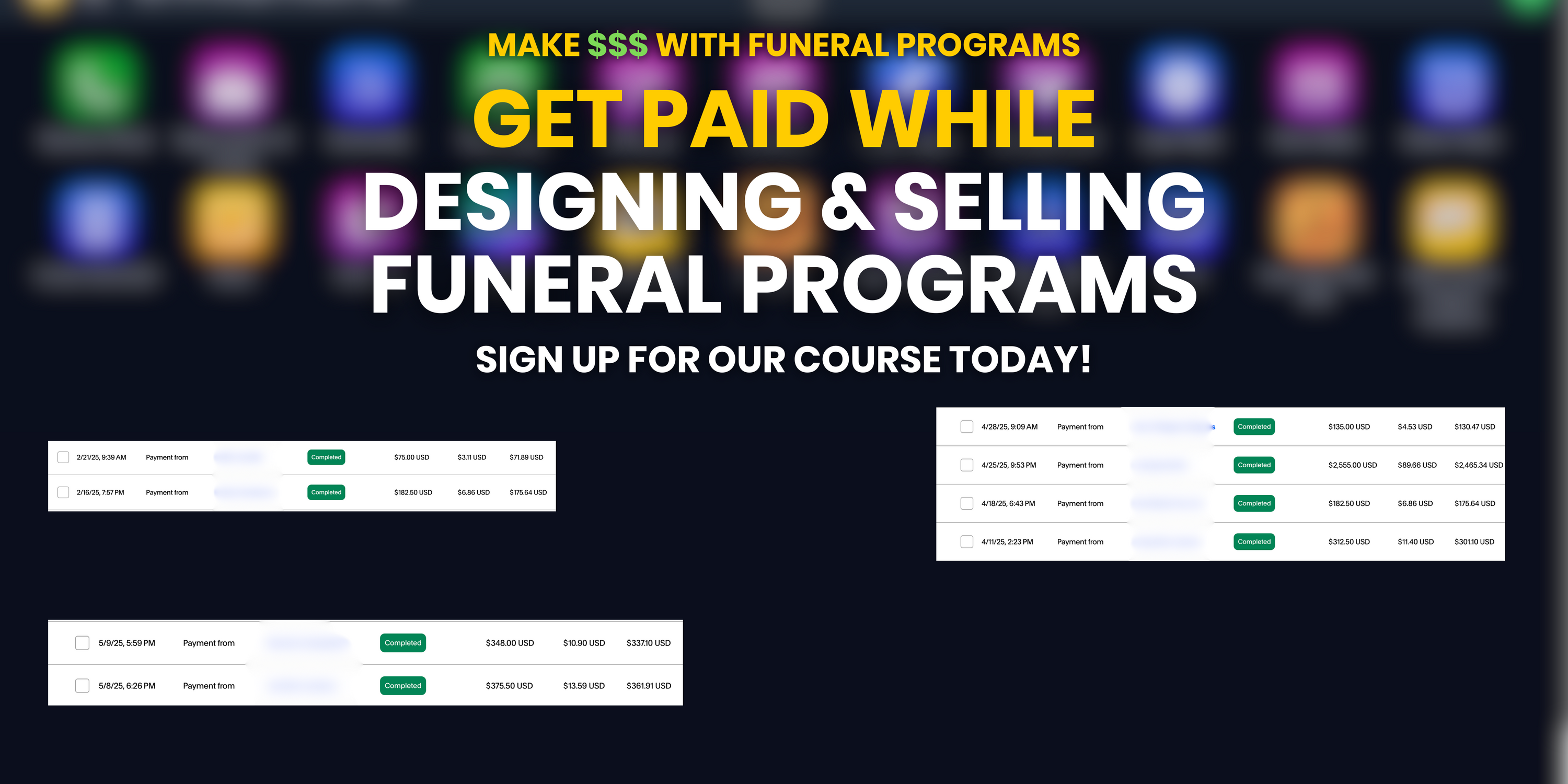 Epic Keepsakes – funeral program templates