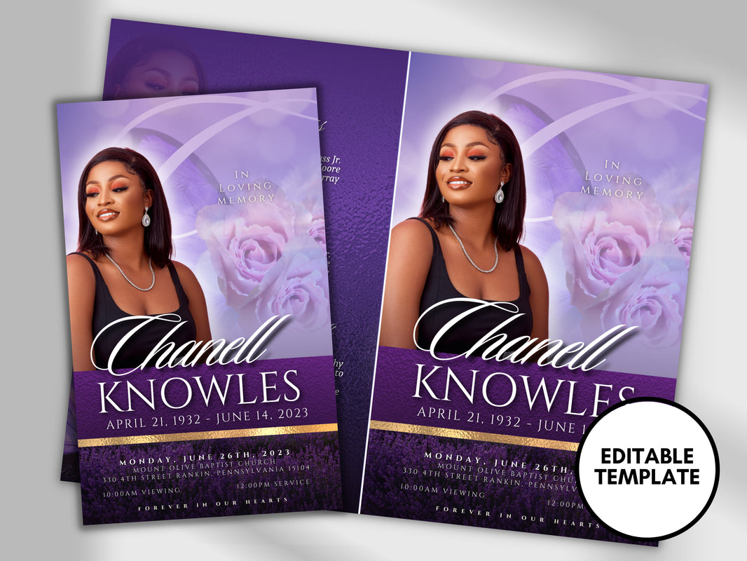 Epic Keepsakes – funeral program templates