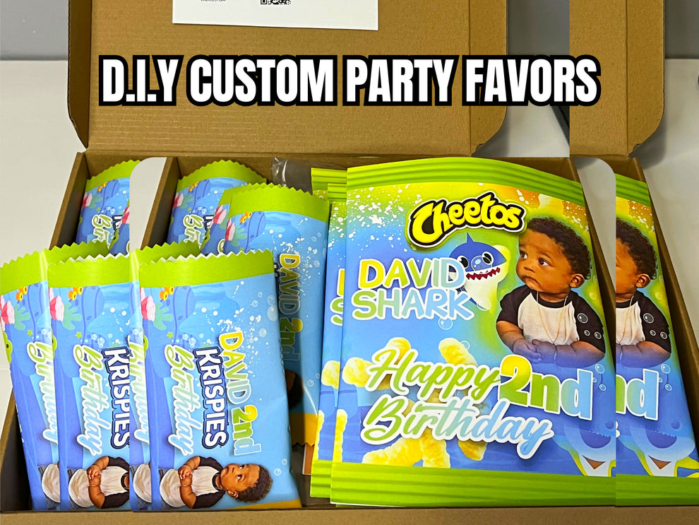 Custom Party Favors, D.I.Y. Goodie Package For Birthday Party,Party Fa ...